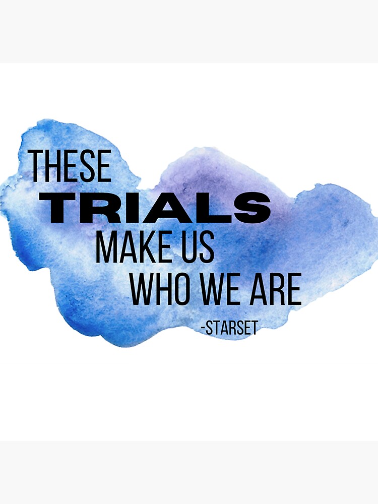 "trials" Sticker for Sale by agil220 | Redbubble