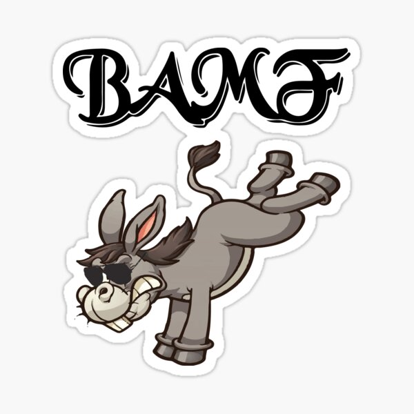 X Men Inspired Vinyl Sticker Bamf Vinyl Sticker Nightcrawler Inspired ...