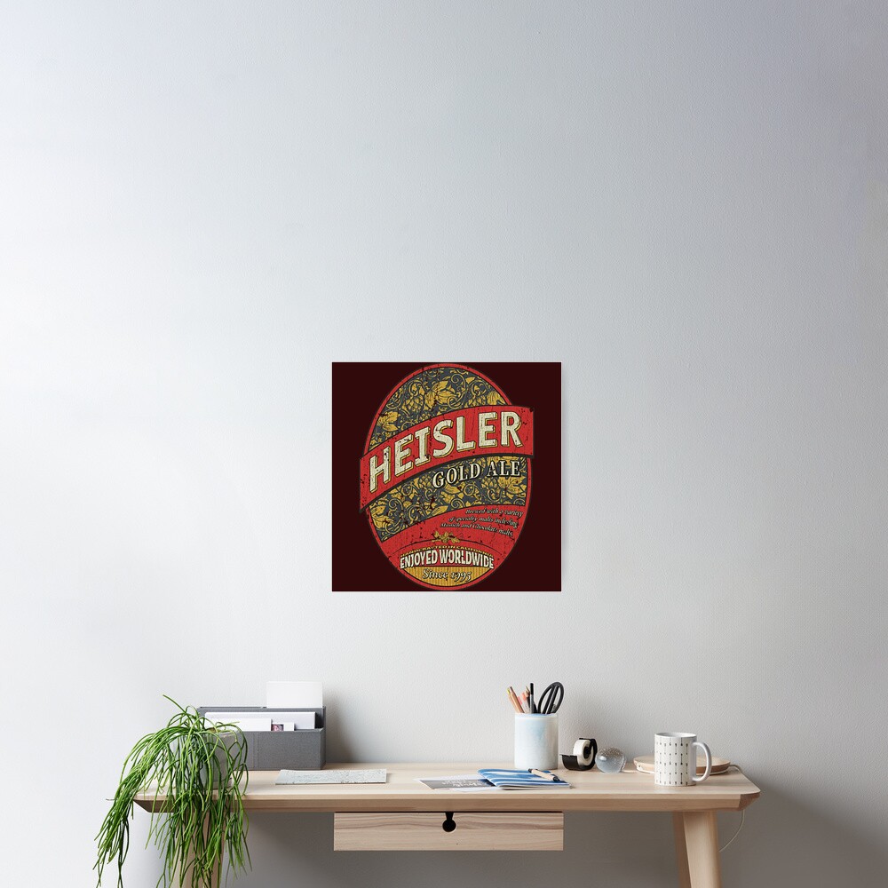 "Heisler Gold Ale Beer 1995 " Poster for Sale by Gusto1104 | Redbubble