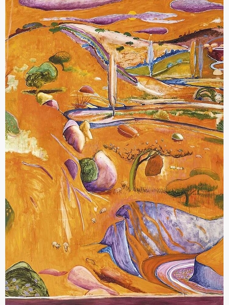 "Brett Whiteley -The Paddock - Late Afternoon (1979) oil on canvas ...