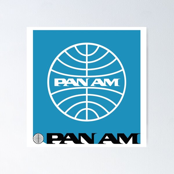 "Pan Am Retro Style" Poster for Sale by darryldesign | Redbubble
