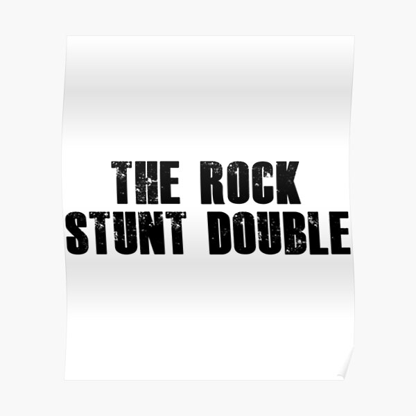 "The Rock Dwayne Johnson " Poster for Sale by IvanAlejandro | Redbubble