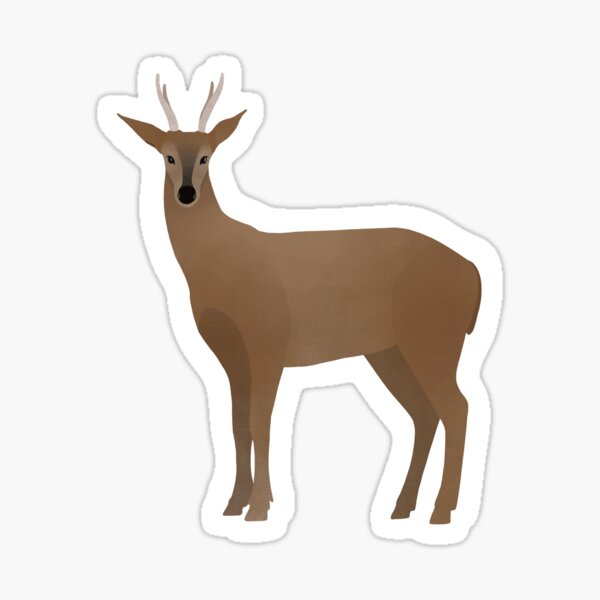 "Huemul (South Andean Deer)" Sticker for Sale by heyziggy | Redbubble