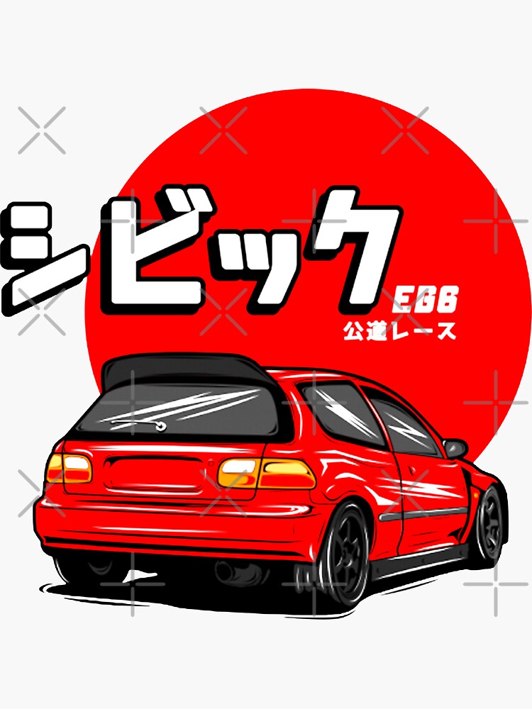 "CVC EG6" Sticker by James-Reece | Redbubble