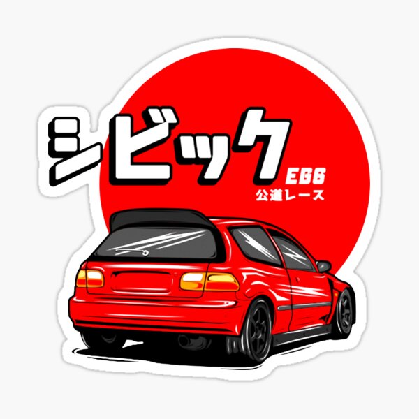 "CVC EG6" Sticker by James-Reece | Redbubble