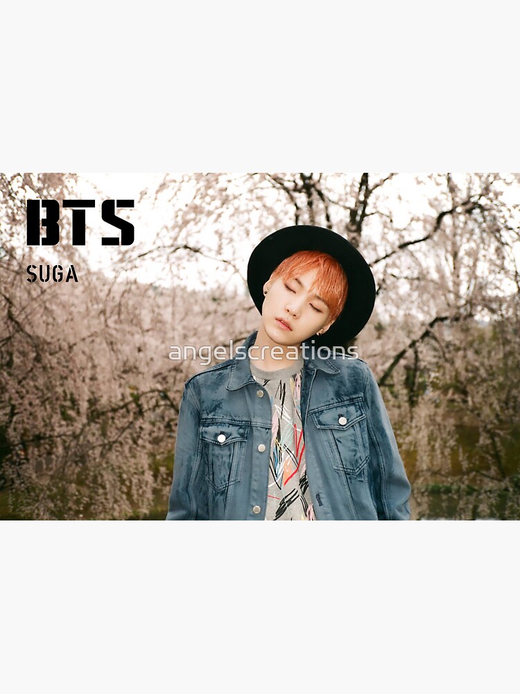 "BTS - SUGA" Sticker by angelscreations | Redbubble