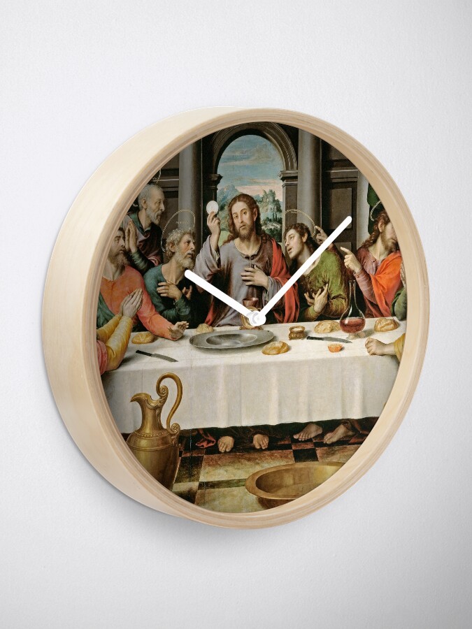 "THE LAST SUPPER" Clock for Sale by IMPACTEES | Redbubble