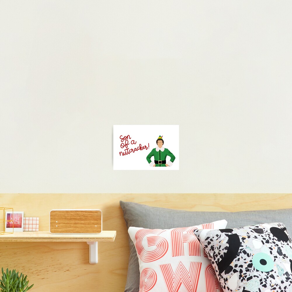 "Buddy the elf" Sticker for Sale by Coffeehouse Doodles | Redbubble