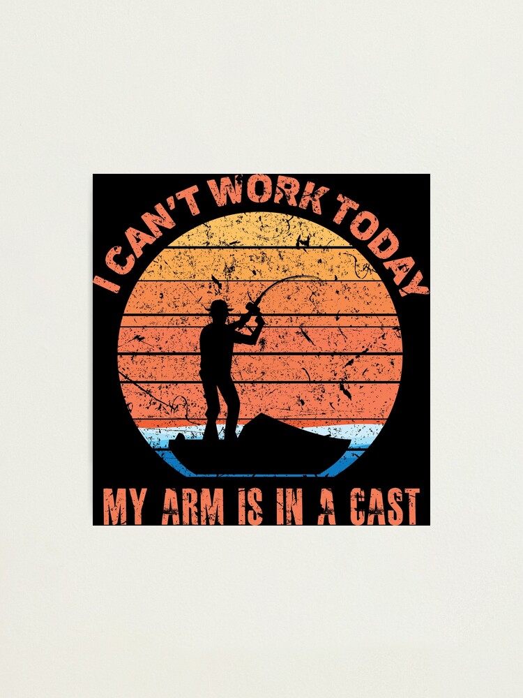 "Fischer, ich kann heute nicht arbeiten, mein Arm ist in Gips, Lustig ...