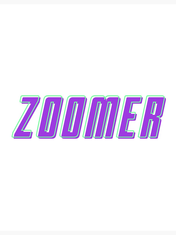 "Zoomer" Sticker for Sale by caitdahgreat | Redbubble