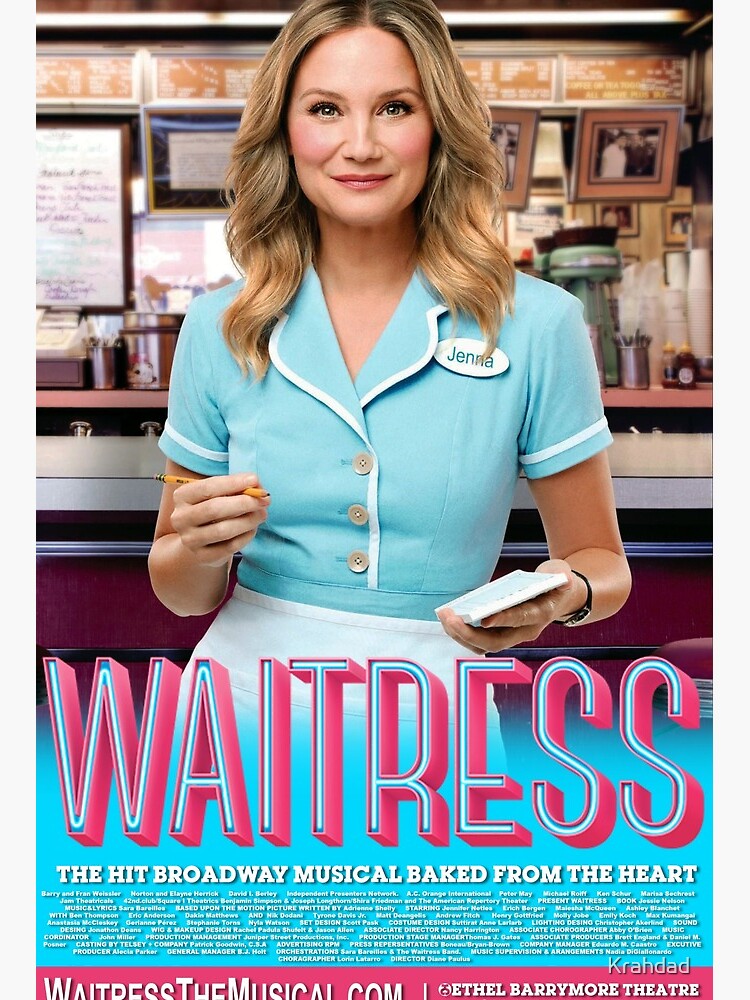 "Jennifer Nettles Waitress Revival Poster " Art Board Print for Sale by ...