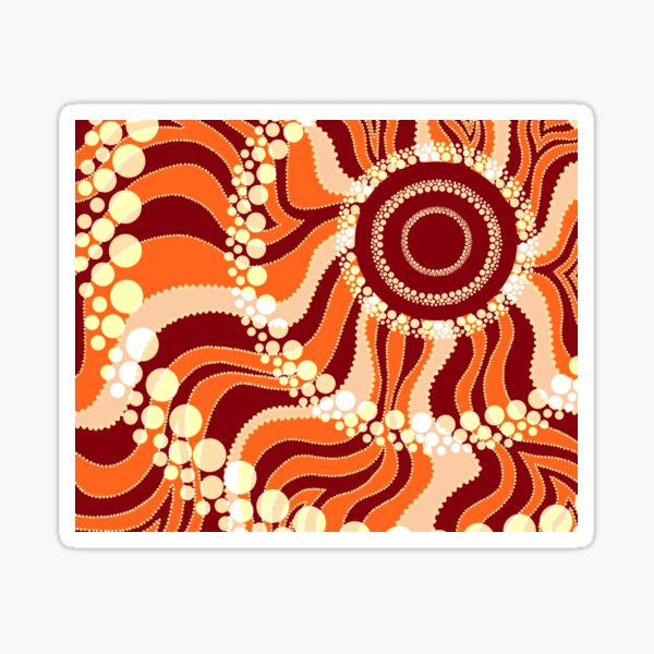 "Sunbeam dot art " Sticker for Sale by DoesArtAndStuff | Redbubble