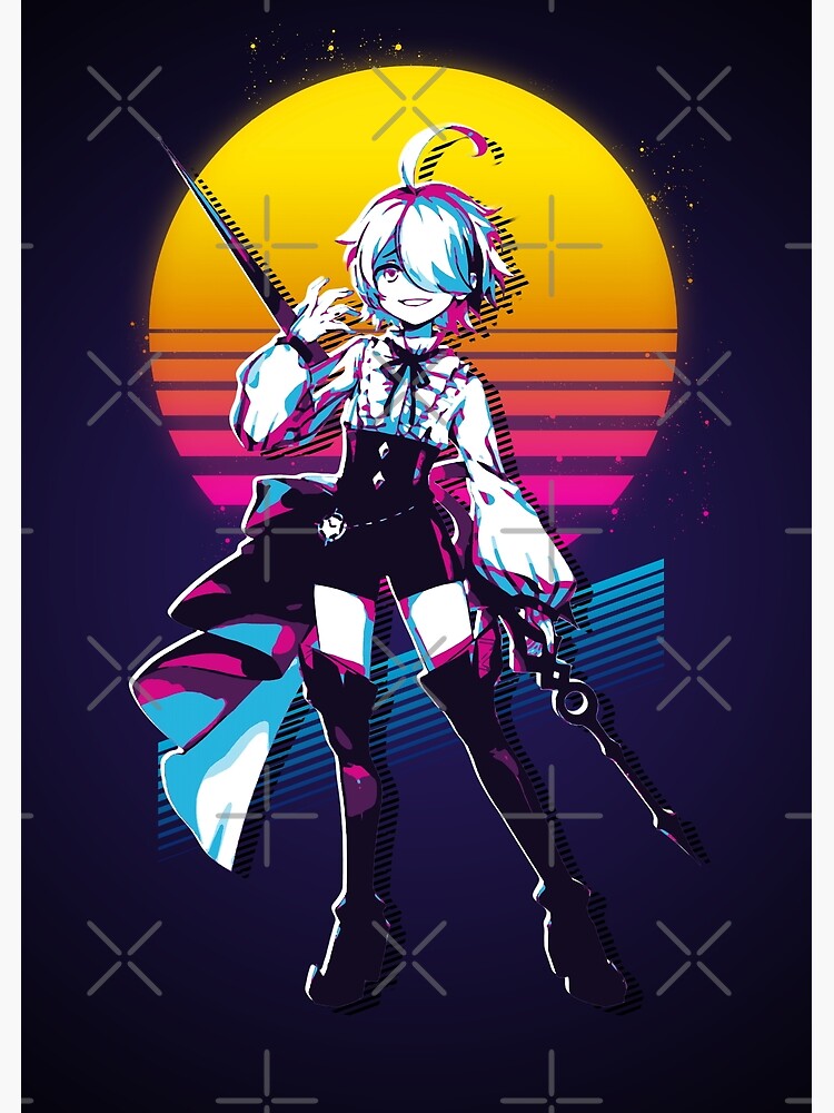 "Honkai Impact - Sin Mal *80s retro*" Poster by MyRetroArt | Redbubble