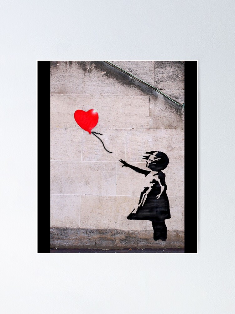 "Banksy, Hope " Poster for Sale by Burnellshop | Redbubble