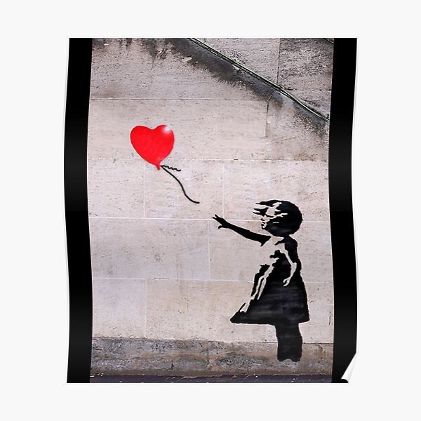"Banksy, Hope " Poster for Sale by Burnellshop | Redbubble