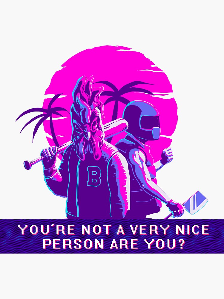 "Jacket & Biker" Sticker for Sale by Lukebpc | Redbubble
