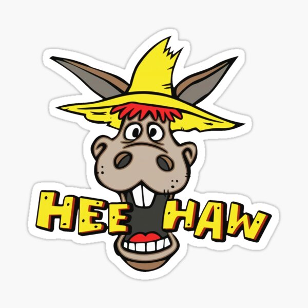 "HEE Haw Symbol" Sticker by DwayneBrown | Redbubble