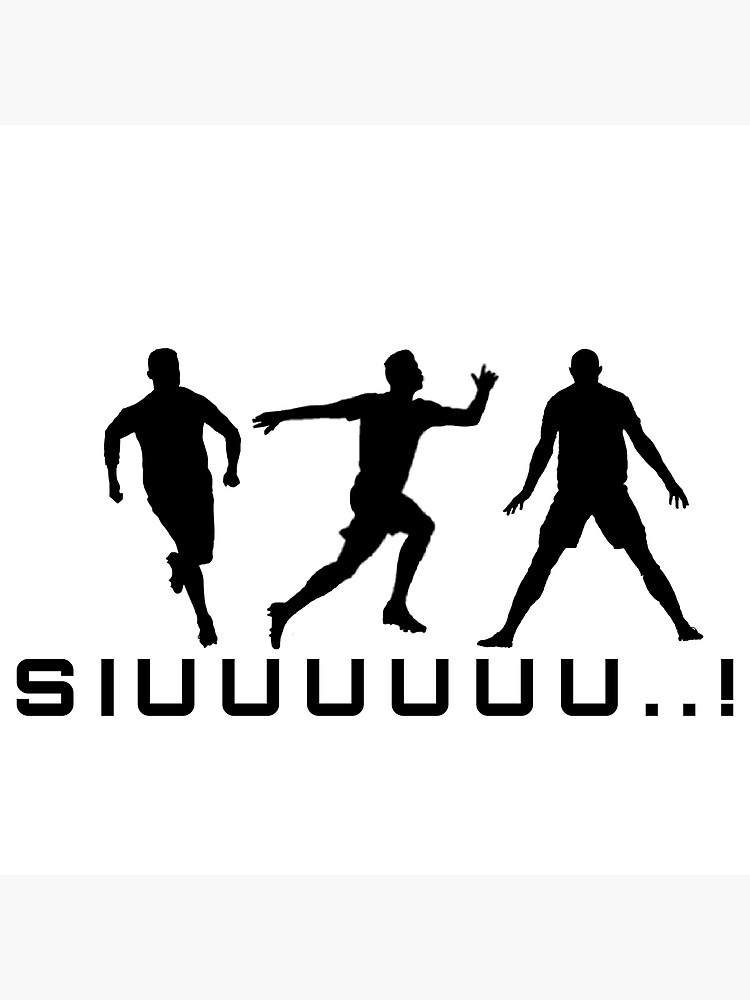 "Siuuu Cristiano ronaldo " Poster for Sale by sizamix | Redbubble