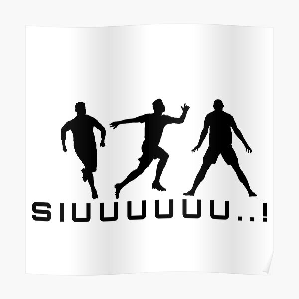 "Siuuu Cristiano ronaldo " Poster for Sale by sizamix | Redbubble