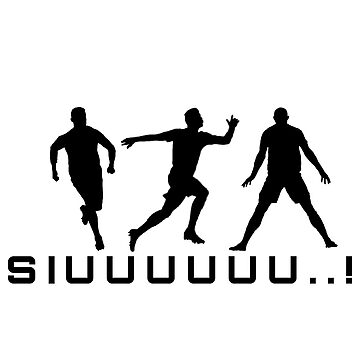 "Siuuu Cristiano ronaldo " Poster for Sale by sizamix | Redbubble