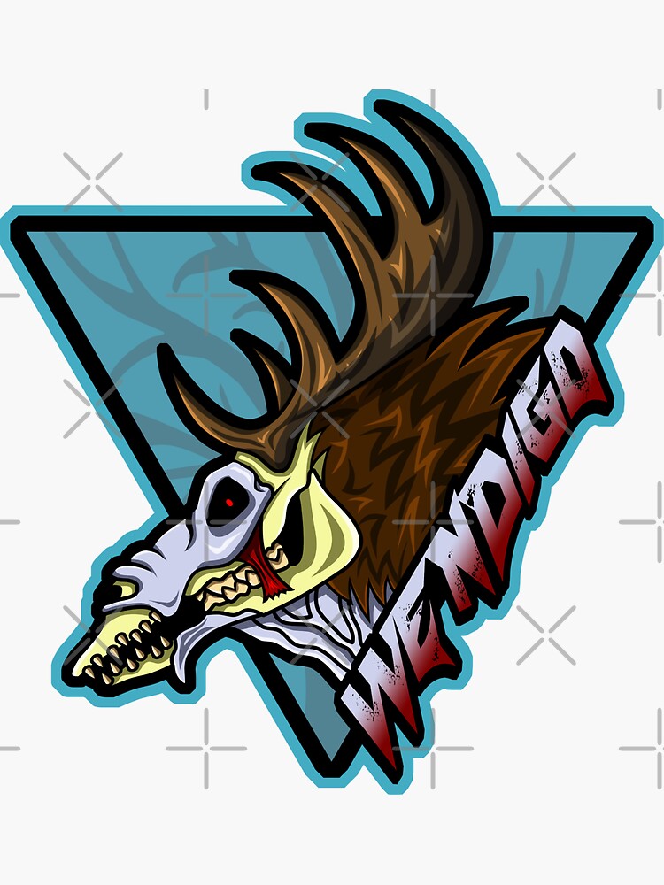 "Wendigo" Sticker for Sale by OniPunisher | Redbubble