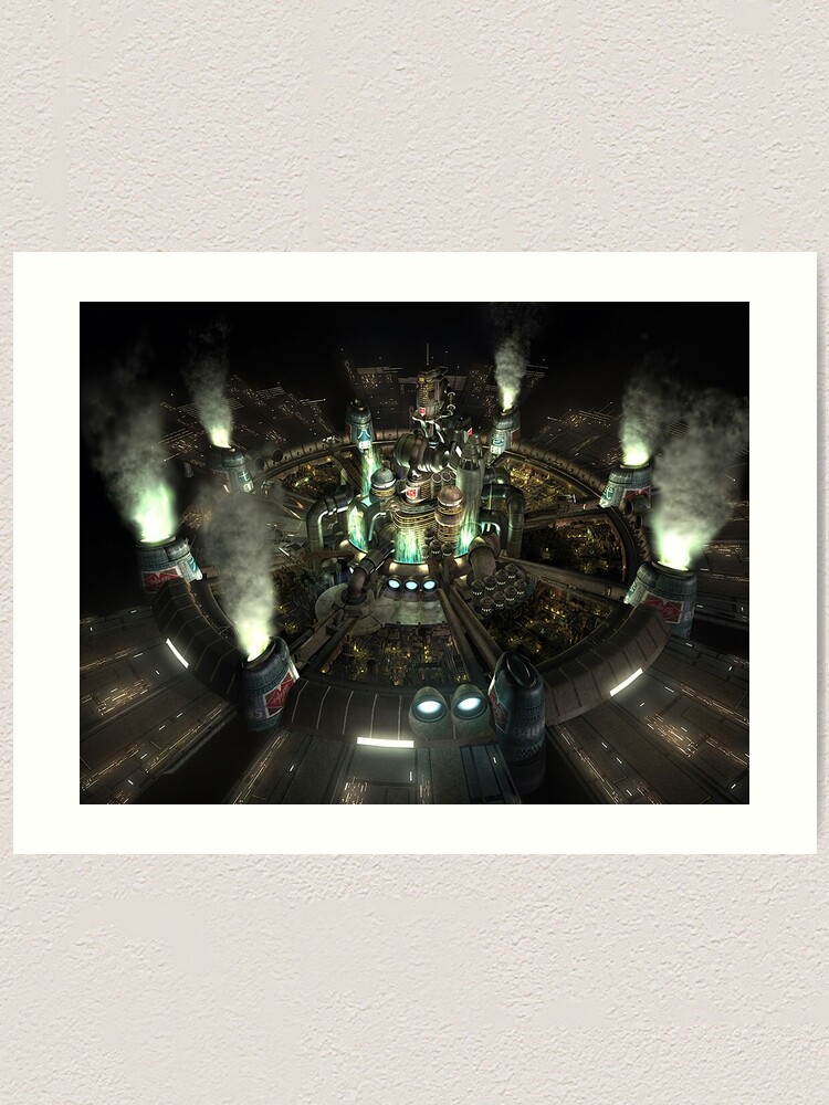 "Midgar [Original]" Art Print for Sale by GlitchBob452 | Redbubble