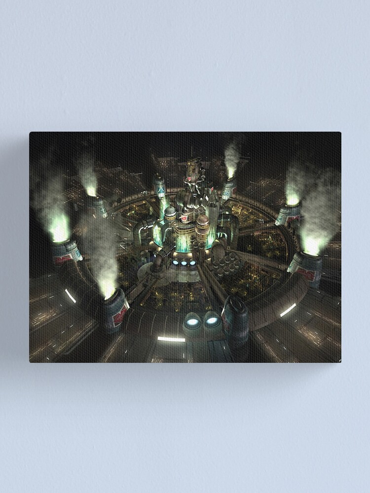 "Midgar [Original]" Canvas Print by GlitchBob452 | Redbubble