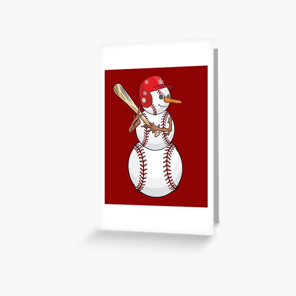 "Baseball Snowman Christmas Gift For Baseball Game Lover player ...