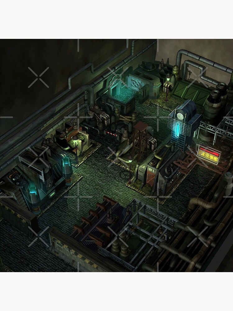 "Midgar - Sector 1 [Main Area] " Canvas Print by GlitchBob452 | Redbubble