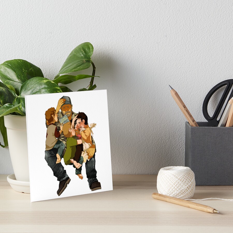 "dad-chibi team" Art Board Print by Marouane07 | Redbubble
