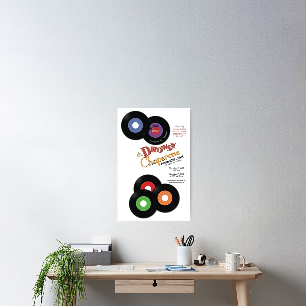 "North Central Theatre presents The Drowsy Chaperone artwork" Poster ...