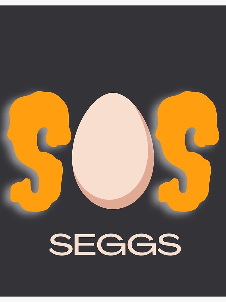 "seggs" Poster for Sale by Roise1401 | Redbubble