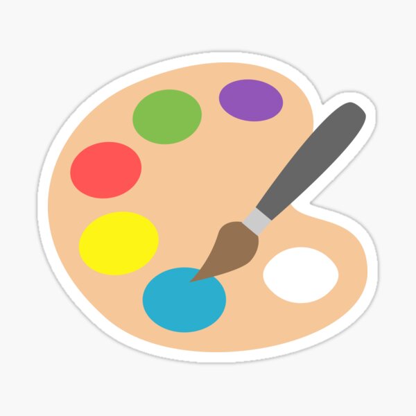 " Artist Palette Painting Art Gift " Sticker by MKMemo1111 | Redbubble