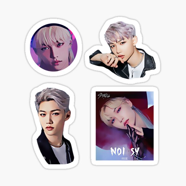 "Stray Kids Felix colorful design stickers" Sticker for Sale by ...
