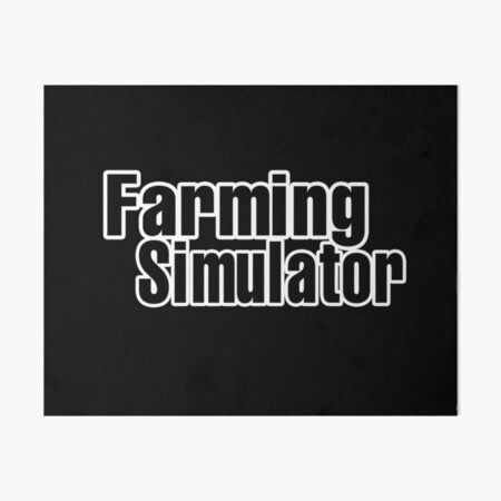 "Farming Simulator - Farming Simulator 22 Logo" Art Board Print for ...