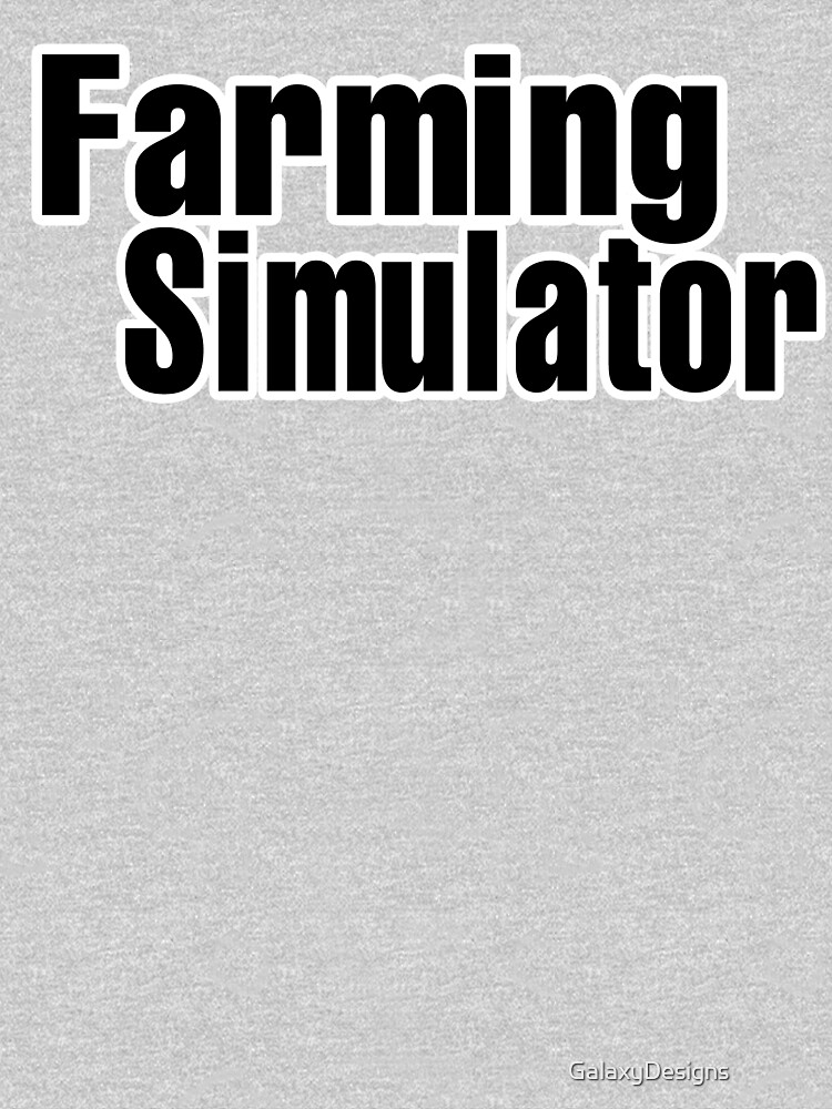 "Farming Simulator - Farming Simulator 22 Logo" T-shirt for Sale by ...