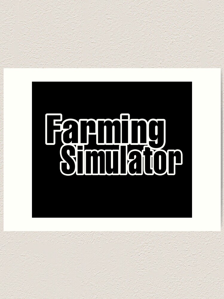 "Farming Simulator - Farming Simulator 22 Logo" Art Print by ...