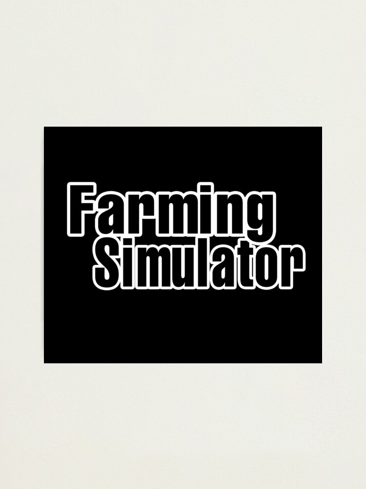 "Farming Simulator - Farming Simulator 22 Logo" Photographic Print for ...