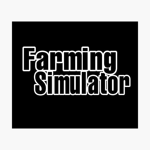 "Farming Simulator - Farming Simulator 22 Logo" Photographic Print for ...