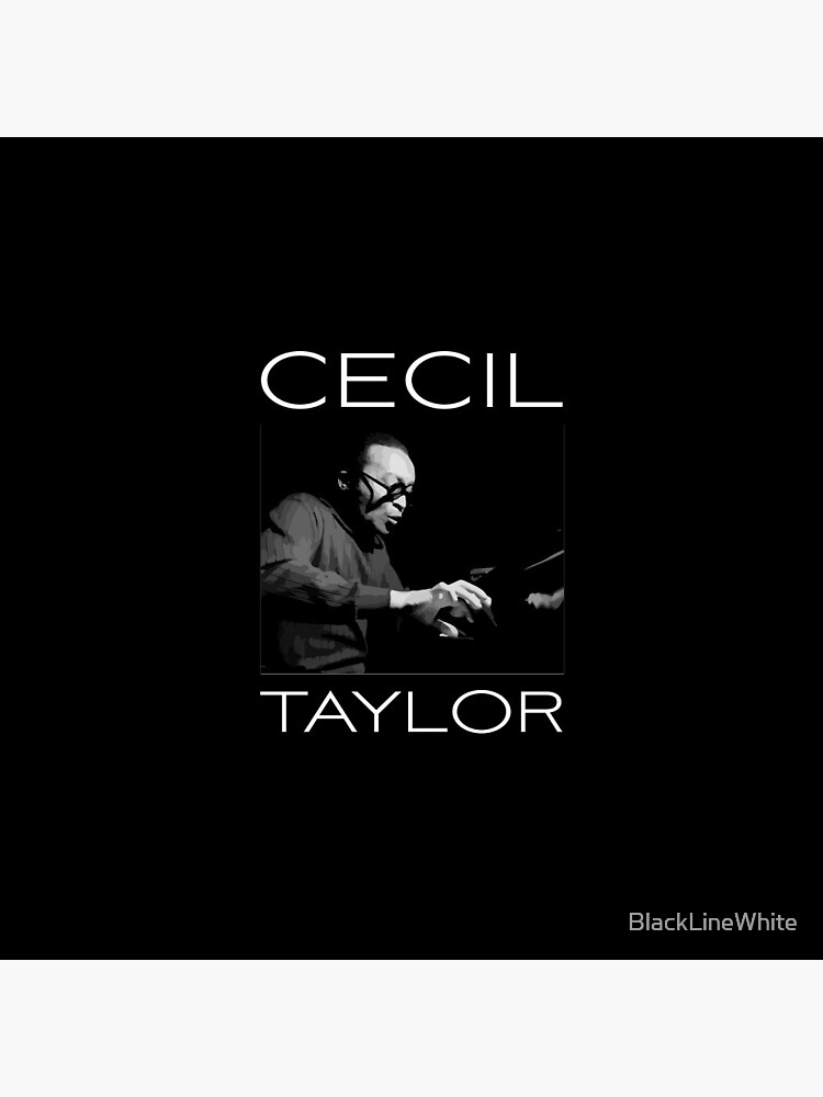 "Tribute to Cecil Taylor" Pin for Sale by BlackLineWhite | Redbubble