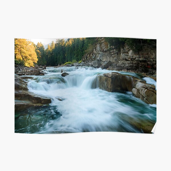 "Eagle Falls, Skykomish River, Washington" Poster by DArthurBrown ...