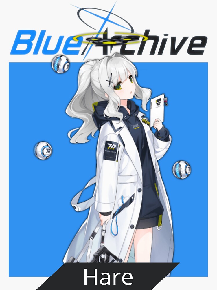 "Blue Archive Hare" Sticker for Sale by LostTime17 | Redbubble