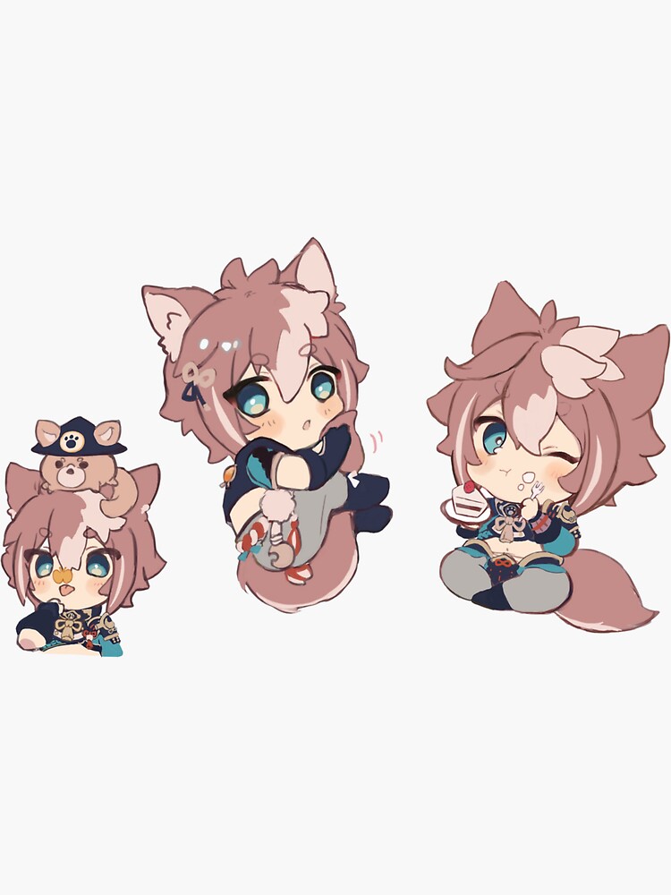 Pegatina «Gorou Chibi - Art Child Chibi - Impacto de Genshin» de ...