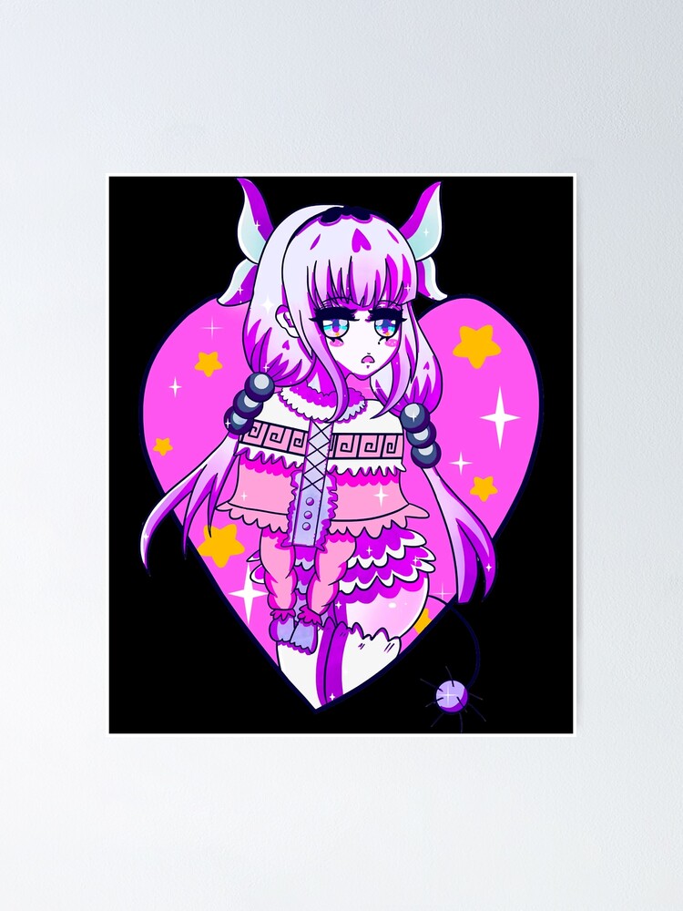 Poster « Anniversaire Garçons Filles Kawaii Desu Manga Anime Mignon ...