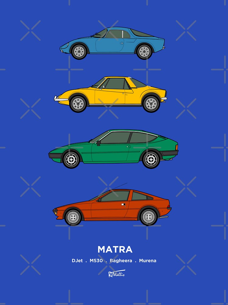 "Matra sports car collection" Essential T-Shirt for Sale by ...