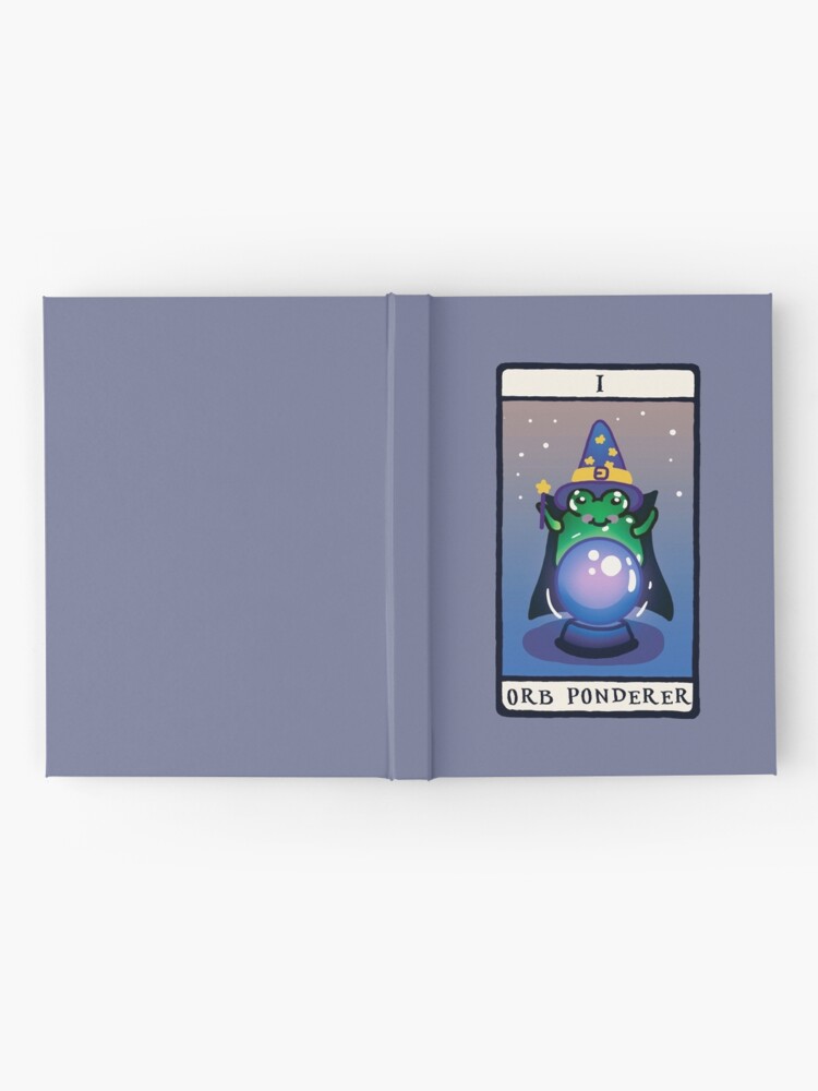 Cuaderno de tapa dura «Orb Ponderer - Tarot Card Reflexionando sobre mi ...