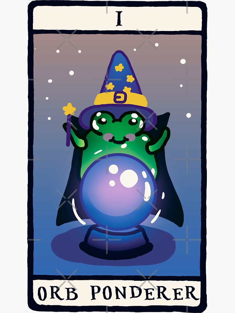 "Orb Ponderer - Tarot Card Pondering my Orb new meme |Goblincore ...