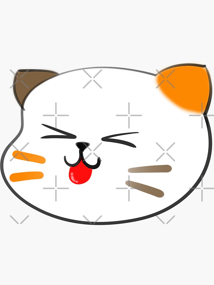 "cuptoast's crumb cat kawaii" Sticker for Sale by shirtscom | Redbubble