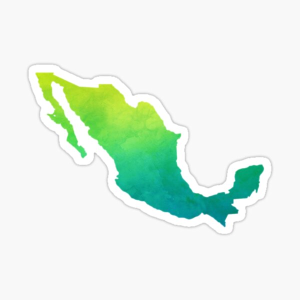 "Mexico map" Sticker for Sale by Soulplaces | Redbubble
