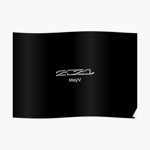 "NCT WayV 2021 logo" Poster for Sale by LunarKatShop | Redbubble